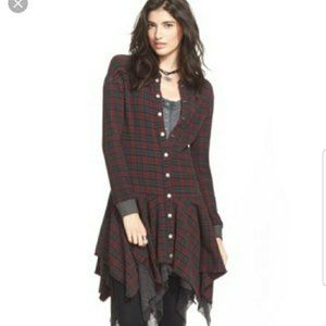 Free People | Dresses | Free People Tattered Hem Dress Jacket | Poshmark